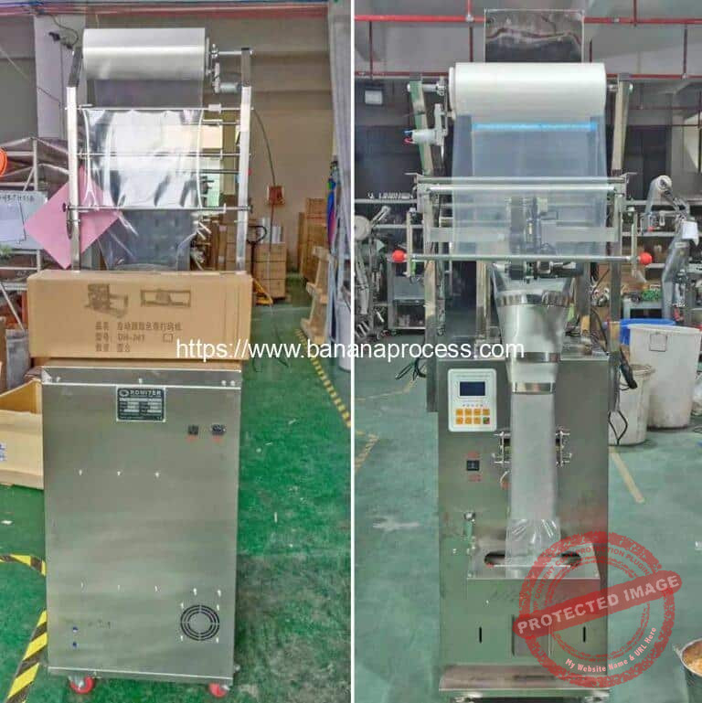 Automatic Banana Plantain Chips Weighing and Bag Packing Machine ...